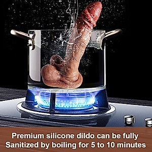 Huge Silicone Dildo with Hyper-Realistic Veins, 11-Inch Giant Size, 8.7 Inches Can Be Inserted and Strong Big Suction Cup Base - Perfect for Those Who Love XXL and Long Dildos Women and Couples