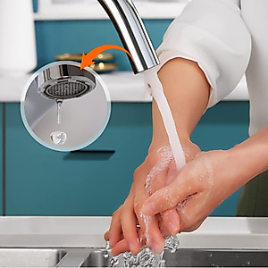 Faucet Aerator M18.5, WeeVeni 6PCS Aerator Replacement for Sink Faucet Flow Restrictor, Kitchen Cache Aerators Bathroom Sink Aerator with Key Removal Wrench Tool (18.5 MM) (18.5MM)