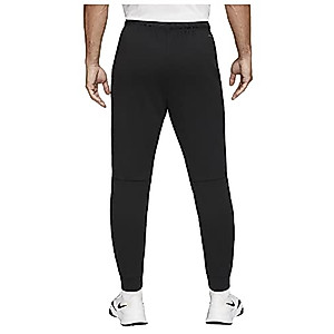 Nike Therma Men's Dri-FIT Tapered Training Pants (as1, Alpha, s, Regular, Regular, Black, Small)