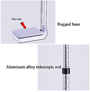 Digital Health Scale with Height Rod, Electronic Height and Weight Physician Scale Capacity,200kg Capacity