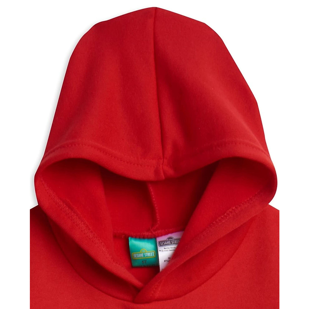 Sesame Street Elmo Baby Boys Fleece Hoodie & Jogger Pants Set Red/Gray 12 Months