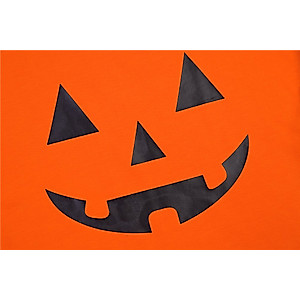 RJXDLT Women's Halloween Shirt Slouchy Sweatshirt Off Shoulder Pumpkin Pullover 97 Orange S