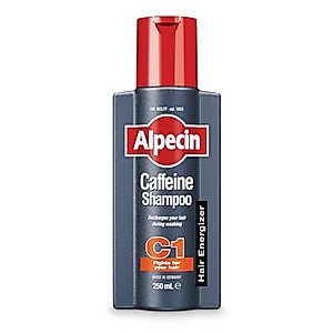 Alpecin C1 Caffeine Shampoo, 8.45 fl oz, Caffeine Shampoo Cleanses the Scalp to Promote Natural Hair Growth, Leaves Hair Feeling Thicker and Stronger