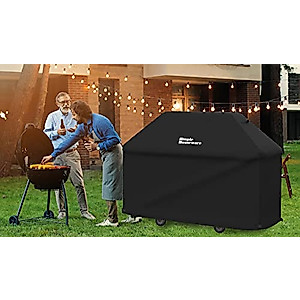 Simple Houseware 72-inch Waterproof Heavy Duty Gas BBQ Grill Cover, Weather-Resistant Polyester