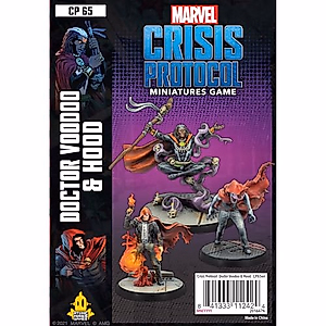 Marvel: Crisis Protocol Doctor Voodoo & Hood Character Pack - Unleash Mystical Powers in Your Battles! Tabletop Superhero Game, Ages 14+, 2 Players, 90 Minute Playtime, Made by Atomic Mass Games