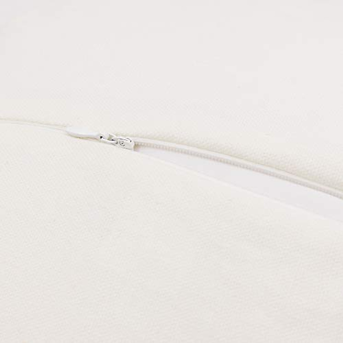 JWH Handmade Flower Throw Pillow Covers Aesthetic Decorative Stereo Floral Accent Pillow Case Round Cushion White Pillowcase for Bedroom Bed Couch Chair Office 14 Inch Cream