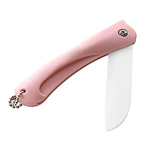 Fruit Knife, Portable Folding Ceramic Kitchen Knife for Kitchen Tools (As Shown)