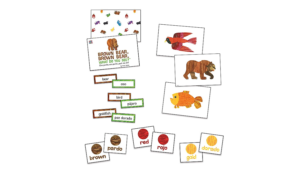 Eric Carle Bilingual Flash Cards for Kids | Learn Colors & Stories
