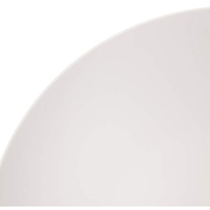 Coza Design- Durable Plastic Plate Set- BPA Free- Set of 6 (White)