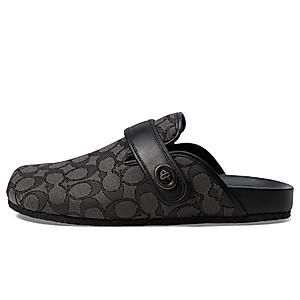 Coach Men's Blake Clog, Charcoal/Black, 10