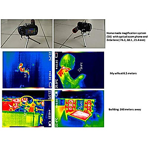 PerfectPrime IR0005 Infrared (IR) Thermal Imager & Visible Light Camera with IR Resolution 49,152 Pixels, JPG/Video MP4