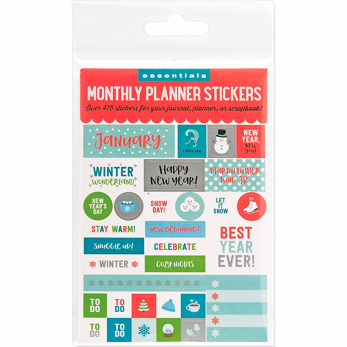 Essentials Month By Month Planner Stickers (set of 475 stickers)