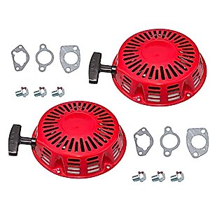 Ruma 2 Pack Pull Recoil Starter Compatible with Honda GX340 GX390 GX420 GX620 GX670 Harbor Freight Predator 420cc Engine Power Equipment
