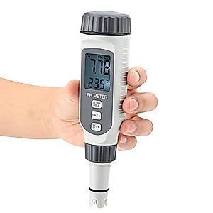 Meter, Tester Portable Water Quality Test Pen Acidimeter PH818 with Large LCD Display for Industrial Electrical and