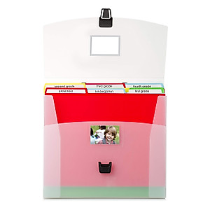 Pearhead School Years Organizer, Children’s School Highlights and Accomplishments Binder for Parents, File Keeper for Kids, School Memories Keepsake, Plastic, One Size