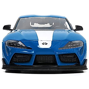 Jada Toys Robotech 1:24 2020 Toyota Supra Die-cast Car w/ 2.75" Max Sterling Figure, Toys for Kids and Adults