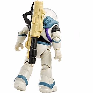 Mattel Disney and Pixar Lightyear Space Ranger Alpha Darby Steel Action Figure, 14 Points of Articulation & Accessories, 5-in Scale