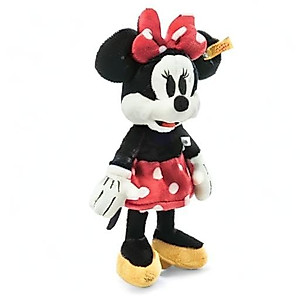 Steiff Disney Soft Cuddly Friends Minnie Mouse 12" Premium Stuffed Animal