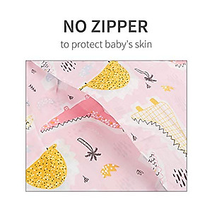 Babygoal 13x18 Toddler Pillowcases Set of 2, Fits Toddler Size Pillow, 100% Woven Cotton, Envelope Closure, Machine Washable Kids Pillow Case 2CFPW13-B