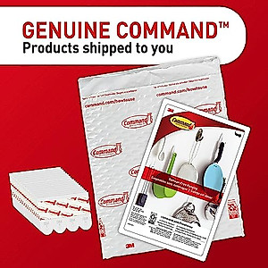 Command Small Refill Strips, White, 64-Strips - Easy to Open Packaging