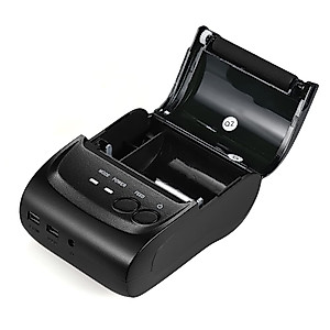 BUZHI Wireless Printer for iPhone, POS-5802DD Mini Portable Wireless USB Thermal Printer Receipt Ticket POS Printing for iOS Android Windows