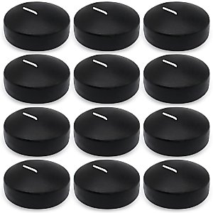 10 Hour Black Floating Candles Large 3 inch Unscented Dripless Water Wax Halloween Candles for Vases, Centerpieces at Wedding, Party, Pool, Holidays, Set of 12
