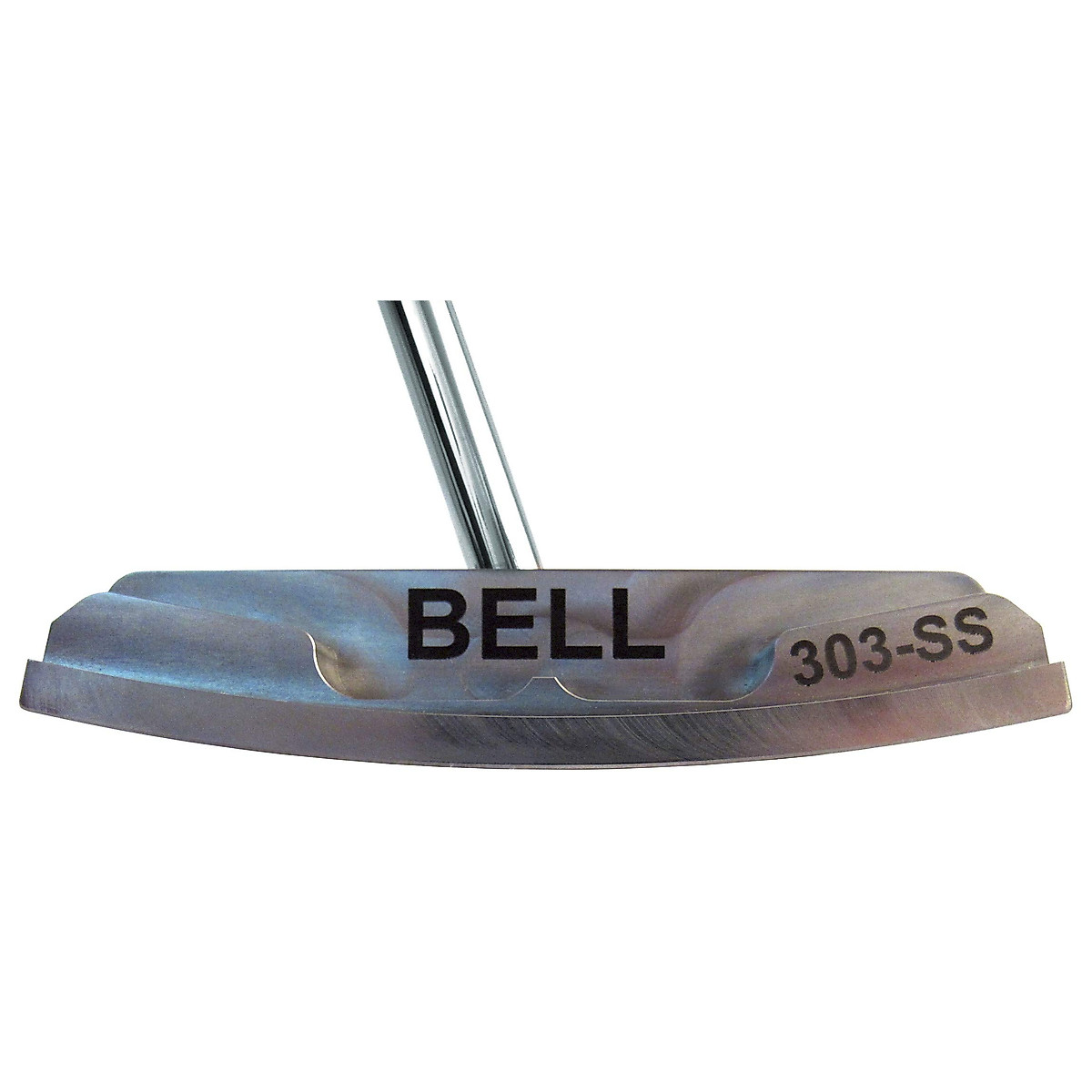 Bell Putters Non/No Offset Golf Putter 360g Polish Chrome Finish Right-Handed/RH with Winn Midsize Putter Grip and 34" Shaft