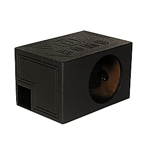 Q Power QBOMB12VL Single 12" Vented Ported Car Subwoofer Sub Box Enclosure QBOMB