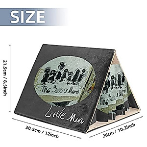 Y-DSIWX Guinea Pig House Bed, Rabbit Large Hideout, Small Animals Nest Hamster Cage Habitats Graffiti