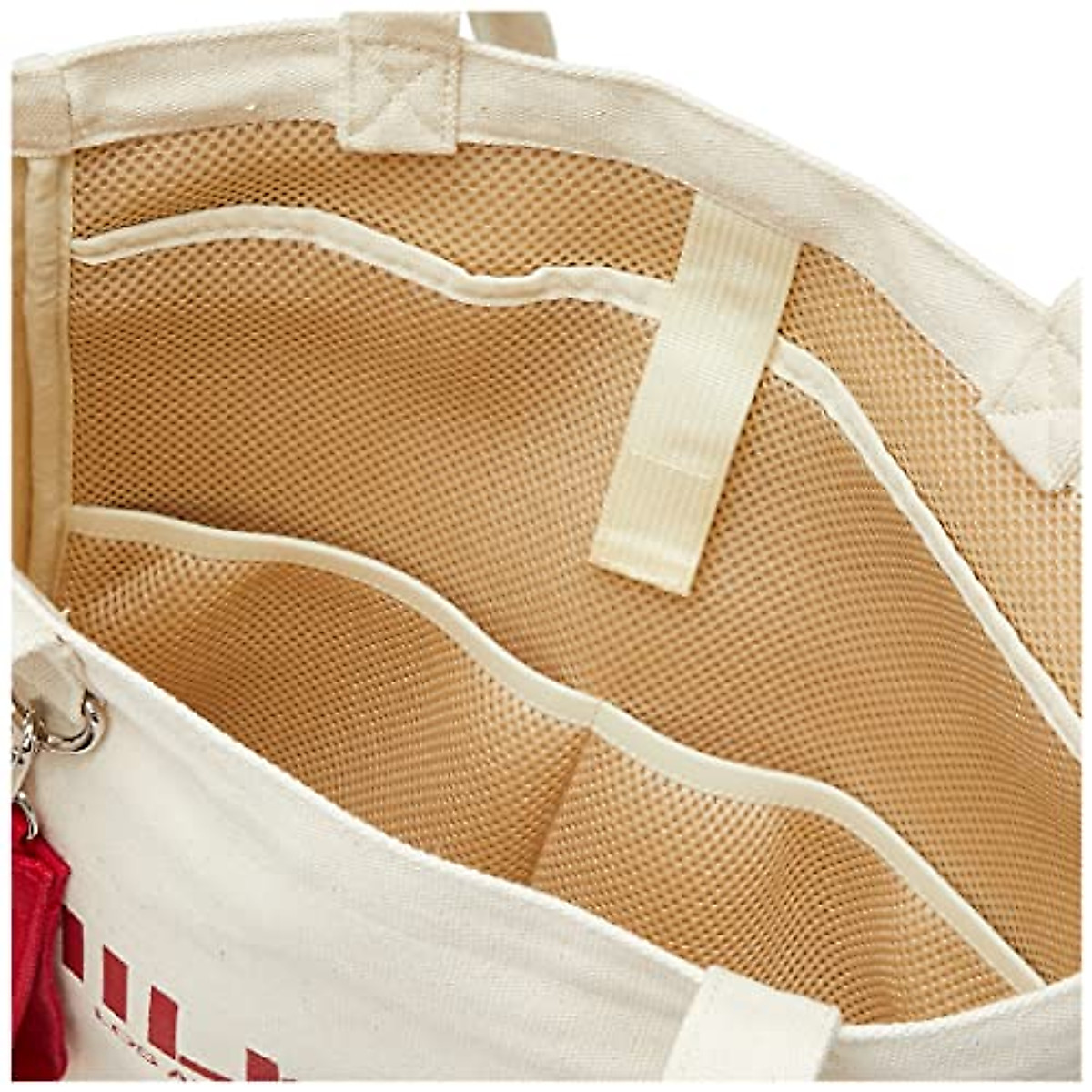 Milkfed PC Pocket Tote Bag, Women's, Red