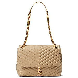Rebecca Minkoff Edie Flap Shoulder Latte One Size