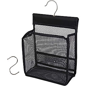 GGMOVE Hanging Mesh Shower Caddy College with Hooks, Bath Baskets Organizer Storage for College Dorm Rooms, Gym, Swimming and Travel