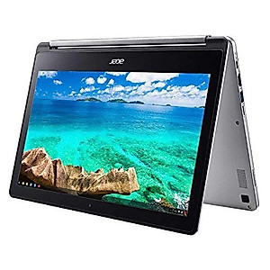 Acer R13 13.3-inch Full HD IPS Touchscreen 2-in-1 Chromebook - MediaTek MT8173 Quad-Core 4GB RAM 32GB SSD PowerVR GX6250 USB 3.1 Type C HDMI 802.11ac Webcam Chrome OS (Renewed)