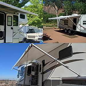 EXCELFU Mounting Bracket for Domestic Sun Chaser, Bottom Bracket Assembly Awning Arm Replacement for RV Camper Trailer