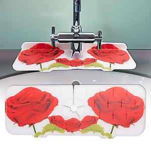 Sink Splash Guard - Silicone Sink Faucet Mat for Kitchen Sink Splash Guard - Kitchen Faucet Splash Guard - Silicone Sink Mat - Kitchen Sink Splash Guard - Faucet Splash Guard for Kitchen Sink (Purple)