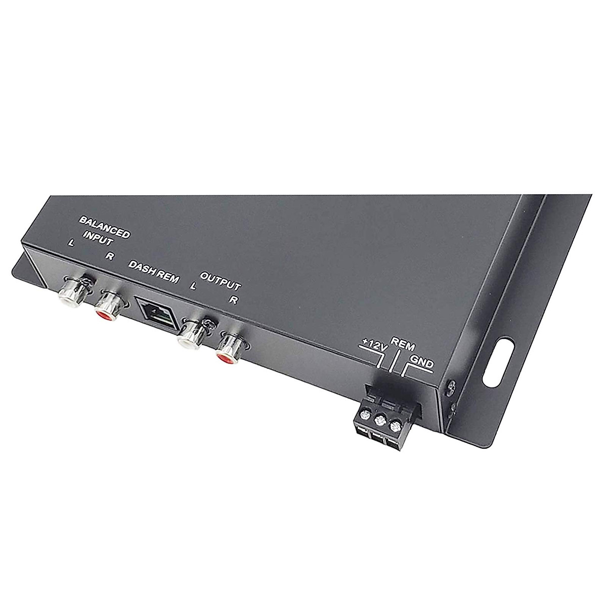 Audiotek AT-AP100 1/2 Din Car Audio Digital Bass Processor & Sound Restoration, Crossover for Car Subwoofer Tuners w/Bass Knob Input 15V RMS and Maximum Output 13.5V Peak