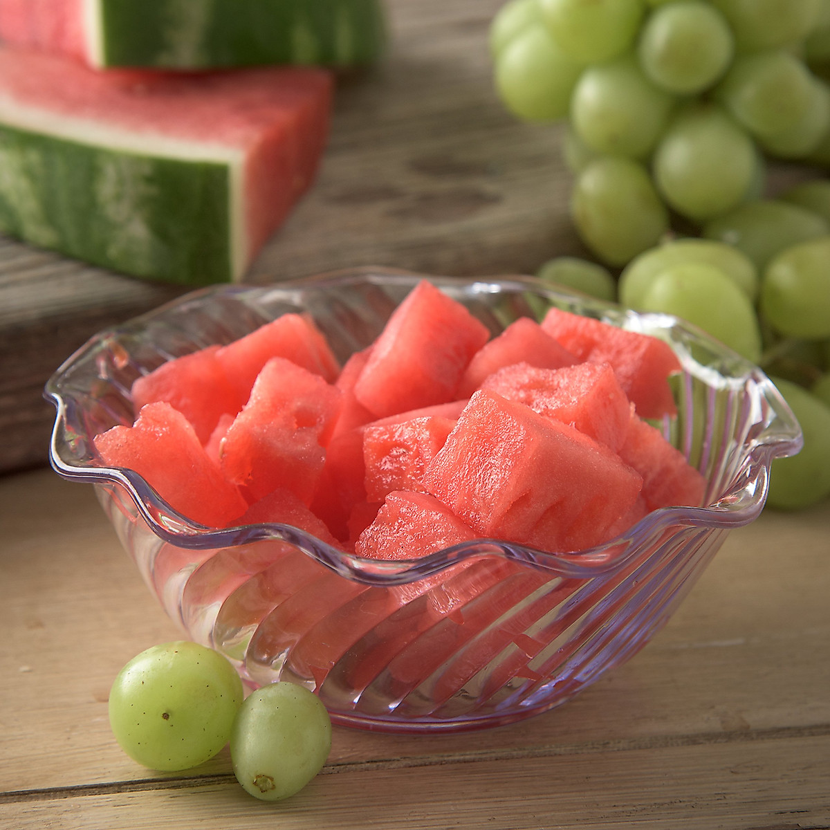 Carlisle FoodService Products 453307 Plastic Dessert Bowls, 13 oz, Clear