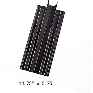 Htanch PN4481(4-Pack) 14841(4-Pack) 14.75 inches Heat Plates and Grill Burner Crossover Tube Replacement for Kenmore 415.23666310, 415.23667310, 640-05057299-9,640-05057300-5 Charbroil 463322613
