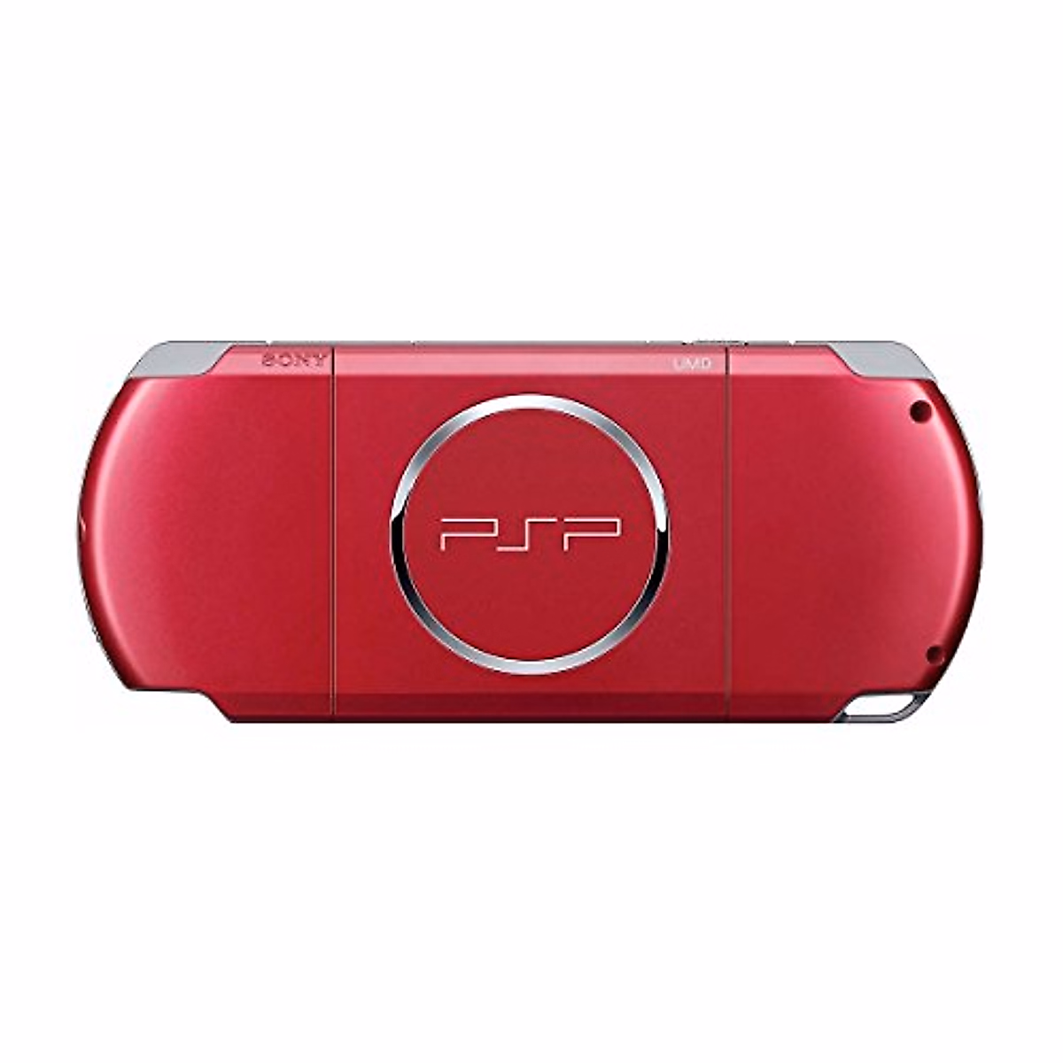 Sony PlayStation Portable (PSP) 3000 Series Handheld Gaming Console System - Red (Renewed)