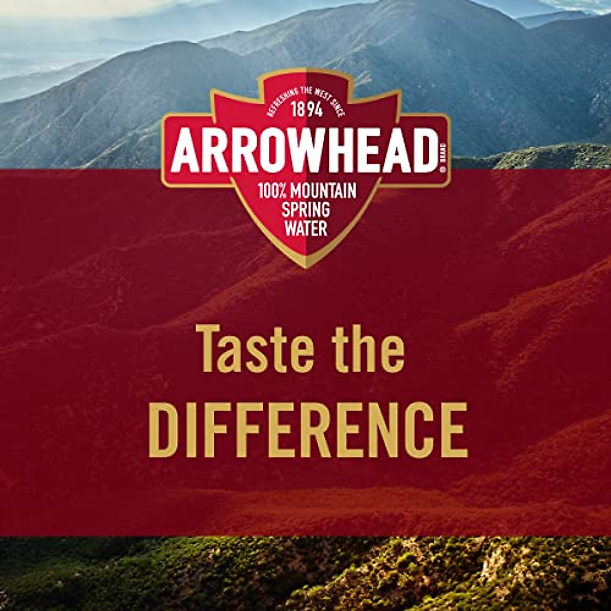 Arrowhead Brand 100% Mountain Spring Water, 2.5-Gallon Plastic Jug