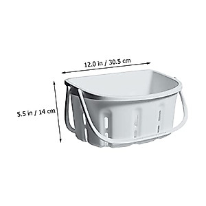 Cabilock Bath Storage Basket Basket Shampooer 2 Pack Plastic Shower Organizer Plastic Bath Plastic Plastic Handle Organizer Bathroom Storage Bath Storage Plastic Containers