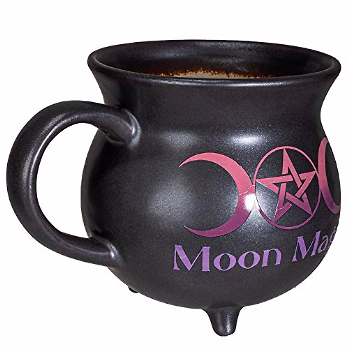 Pacific Giftware Moon Magic Witch Cauldron Glazing Ceramic Porcelain Coffee Mug Soup Bowl