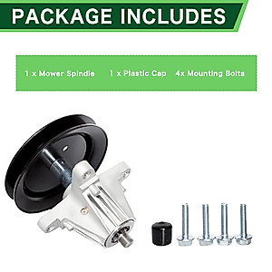 TENGMUJX 918-04822 Spindle Assembly Replace OEM 918-04822A 618-04822 918-04889 30-8001 Compatible with 42" Decks Cub Cadet/MTD/Troy-Bilt LTX1040 LTX1042 LTX1045 RZT-42