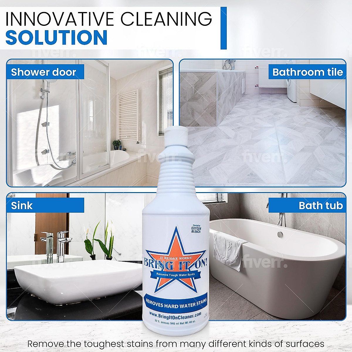 Bring It On Cleaner Sets 32oz Cleaner & Protect Shield Sealant 16oz Set of 2 Complete Sets