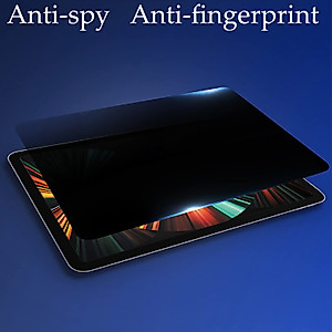 Privacy Screen Protector Film Designed for Apple iPad mini 2024/iPad Mini 6 8.3 Inch/iPad Mini 6th Generation (2021),iPad mini 6 Anti-Spy Matte PET Soft Screen Protector Scratch Resistant,Anti-Glare,Anti-Fingerprint