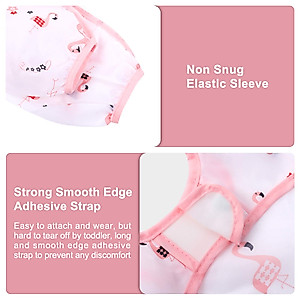 Accmor 3 Pack Long Sleeve Baby Bibs, Waterproof Sleeved Bib, Toddler Soft Bib for 6-24 Months