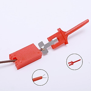 A Set 10 pcs Red Logic Analyser Useful High Efficiency Clip Ideal Test Hook