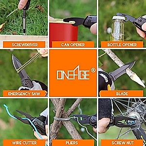 Gifts for Men Him Dad,Pocket Multitool Knife,Red Pocket Folding Knife,Christmas Stocking Stuffers,Anniversary Birthday Gifts for Husband Boyfriend,Folding Knife For Camping Hiking Fishing Survival