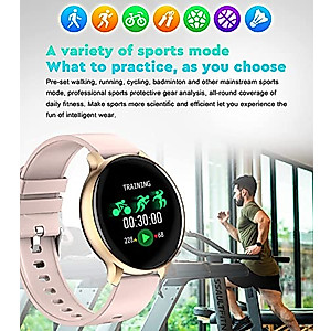 Yihou Smart Watch (Make/Answer Call) Fitness Tracker Waterproof Pedometer Step Counter Smart Watch with Text and Call Sport Smart Watch for Android Phones Compatible iPhone Smartwatch for Women Men