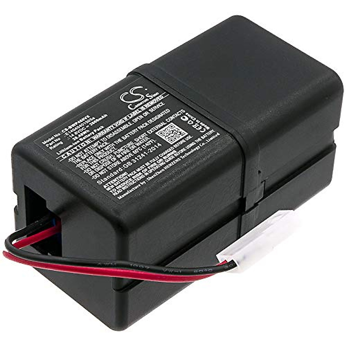 CS Cameron Sino Replacement Battery for B'obsweep Bob PetHair WP460011RO,Junior, WJ540011